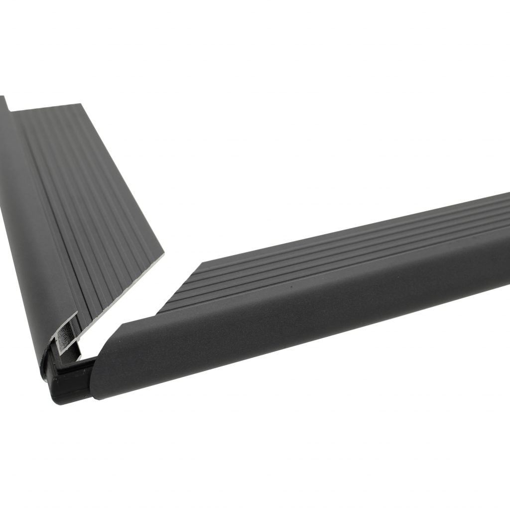 Daktrim met Kraal Ø22x61x2500mm Zwart - Daktrimwinkel.nl